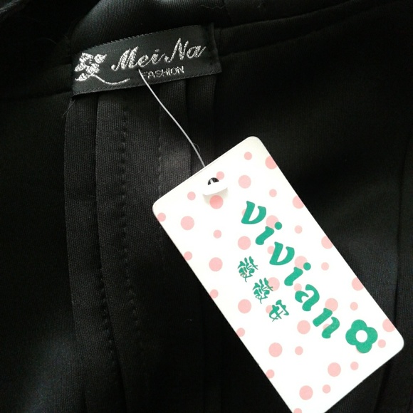 Mei Na | Jackets & Coats | Mei Na Black Wrap Belted Hooded Jacket ...